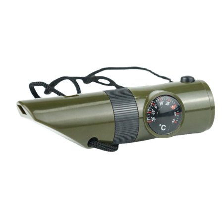 7 in 1 Emergency Survival Whistle Compass Multi-Tool Magnifier ...