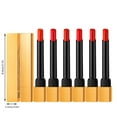 Ljxniubi Lipstick Small Gold Bar Soft Mist Thin Tube Lipstick Rich