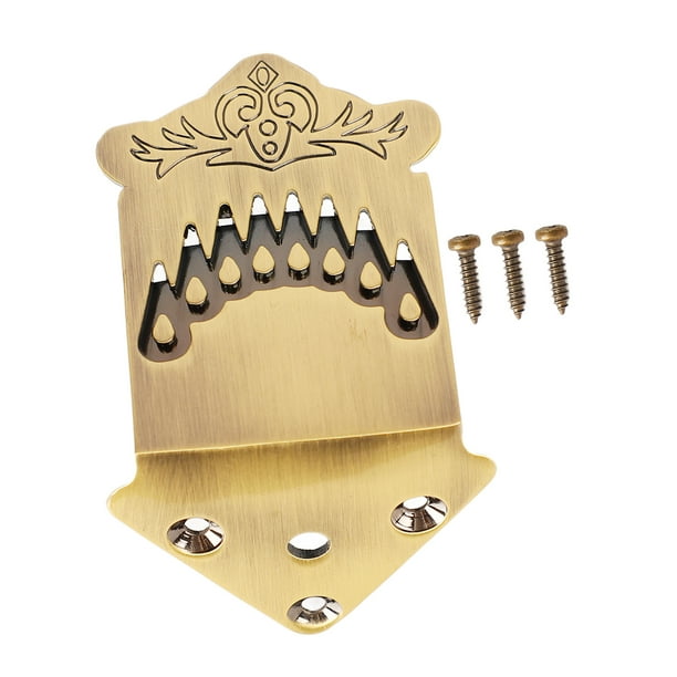 Feather Pattern Mandolin Tailpiece,8 String Mandolin Tailpiece Metal ...