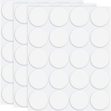 10500 Crystal Clear Round Stickers 19mm Stick Adhesive Seal Label,150 ...