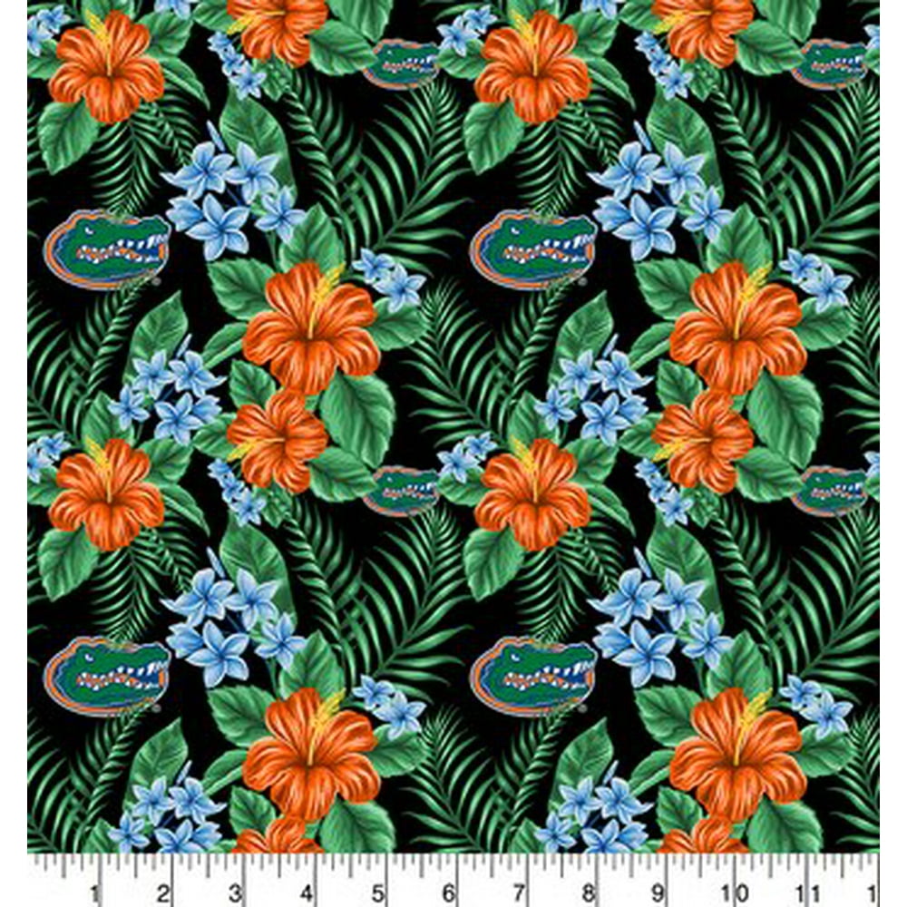University of Florida UF Tropical Cotton Fabric-Sold by the Yard ...