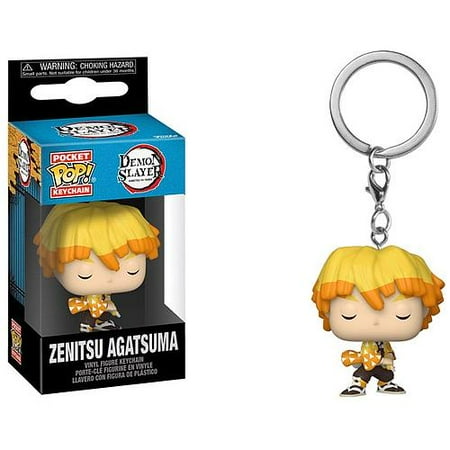 Pop! Pocket Keychain Demon Slayer Vinyl Figure Zenitsu Agatsuma ...