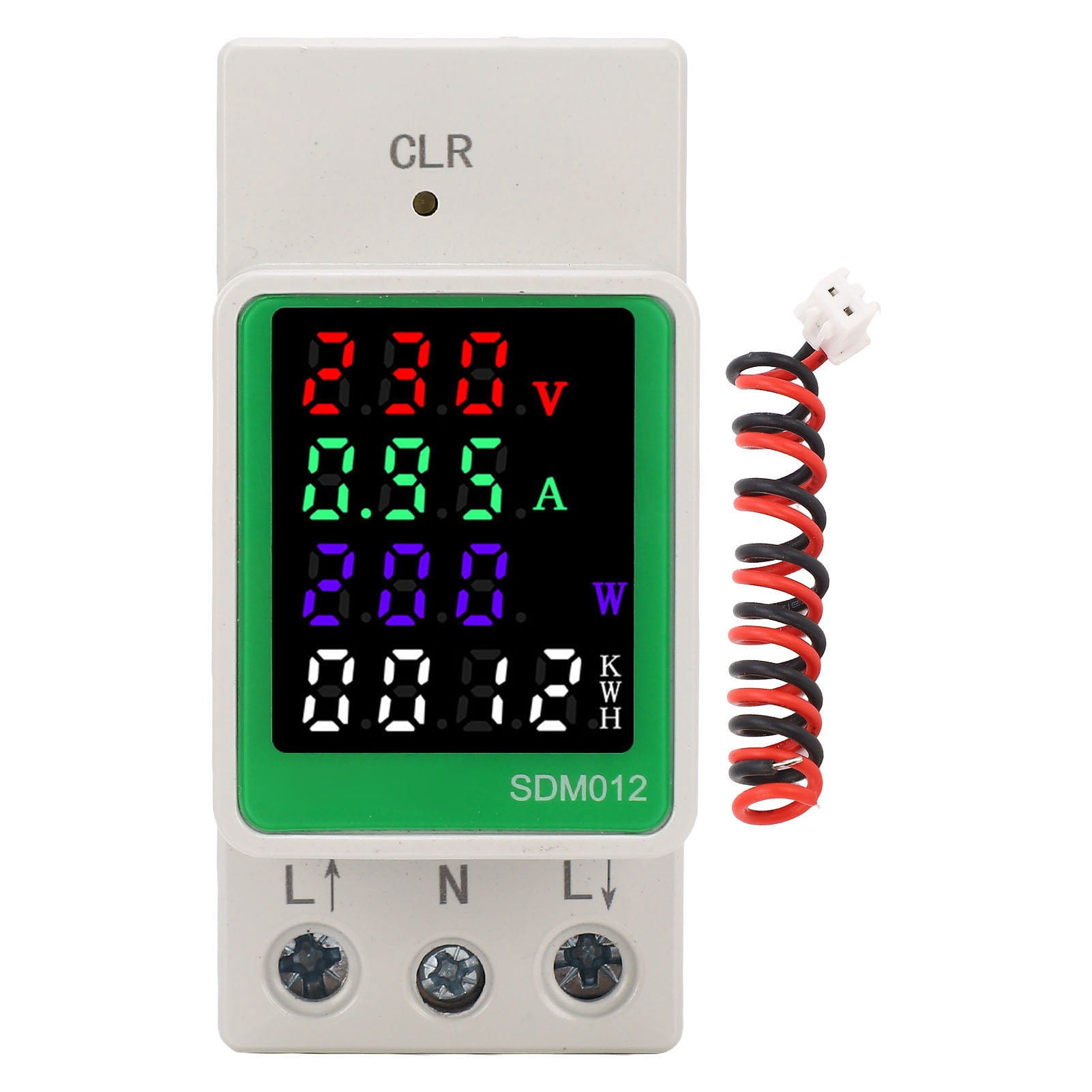 Monitor de electricidad ZHCH Pantalla Digital LED A Color AC230V 0-100A ...
