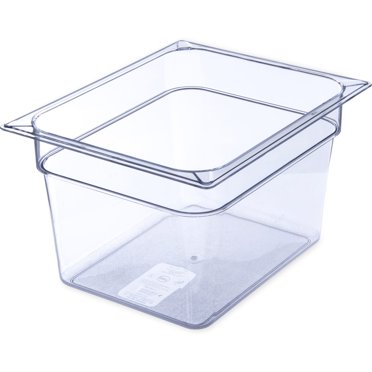 Carlisle CM110203 Coldmaster 1/3 Size Black Cold ABS Plastic Food Pan ...