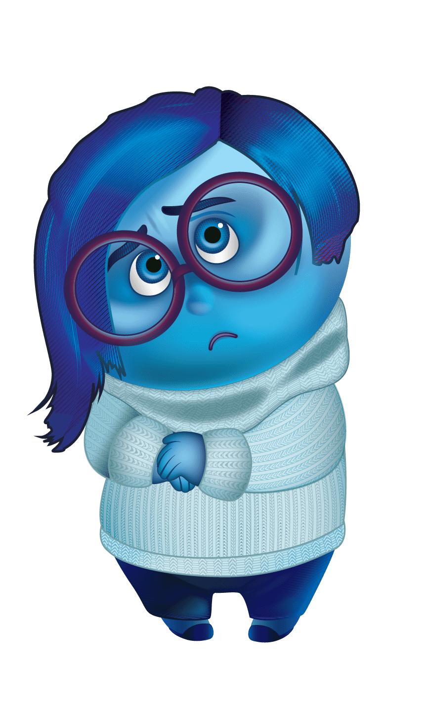 Removable Home Art Sadness Inside Out Animated Movie Decor Design Wall ...