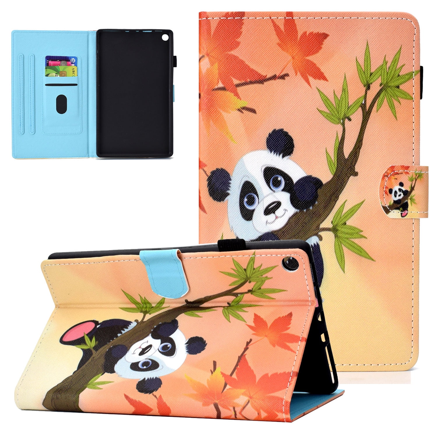 Fire HD 8 Case 2018/2017/2016, Allytech Slim Fit Kickstand Folio PU ...