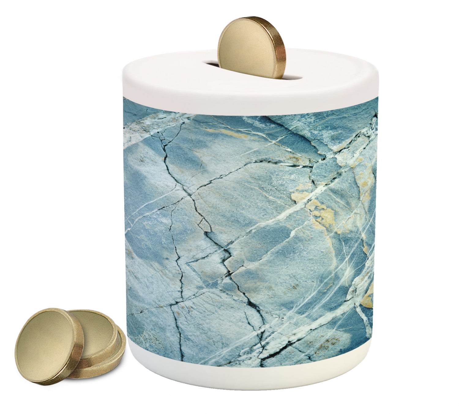 Marble Print Piggy Bank, Exquisite Granite Stone Architecture Floor ...