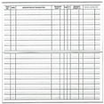 Easy Read Register Checkbook Registers Set of 5 Gray and White Lined ...