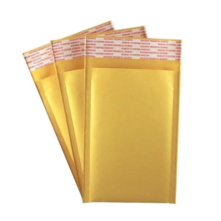 4" x 7" Kraft Bubble Mailers Self Seal Padded Shipping Envelopes 15 ...