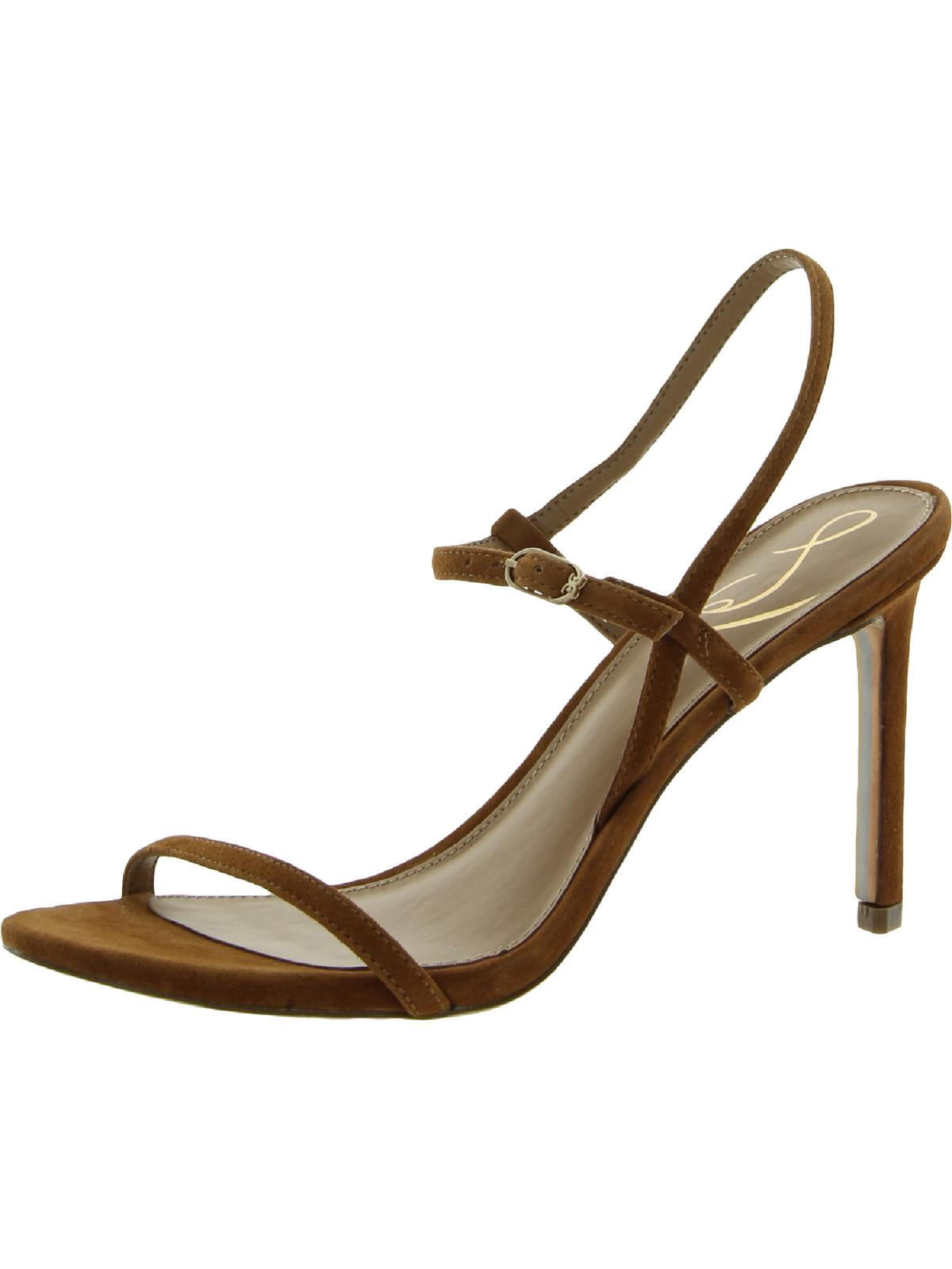 Sam Edelman Womens Doran Suede Slingback Heel Sandals - Walmart.com