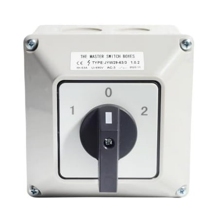 EZ GENERATOR SWITCH - UL/CSA Approved Manual Transfer Switch, Single ...