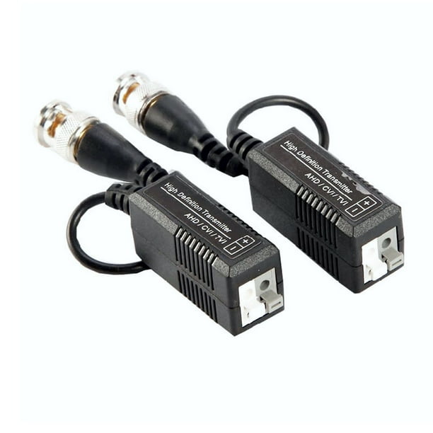 Kit de 2 Transceptores Balum Para Camaras CCTV Hasta 600 mts Cable UTP ...