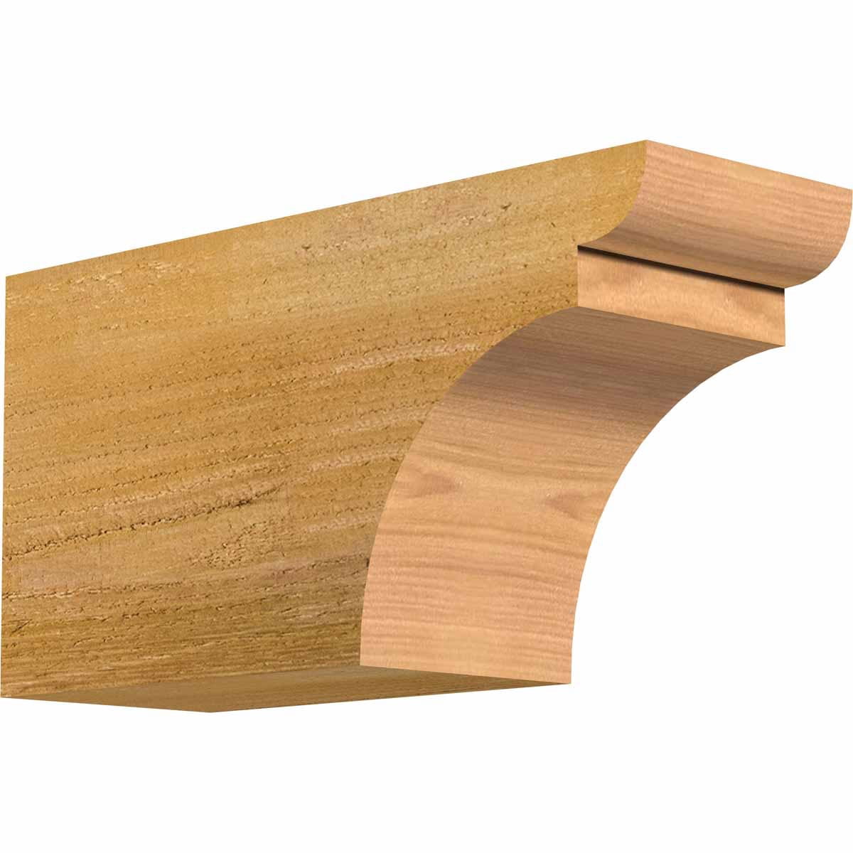 4"W x 6"H x 12"L Yorktown Rough Sawn Rafter Tail, Western Red Cedar ...