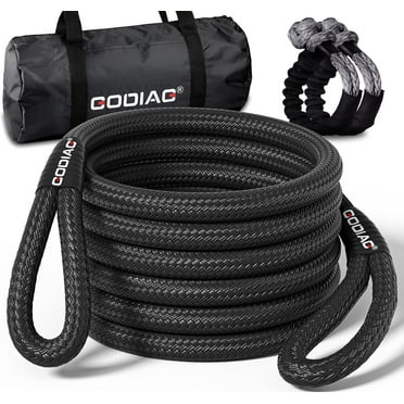 Voodoo Offroad Ropes 1300009 0.75 in. x 30 ft. Recovery Rope with Bag ...