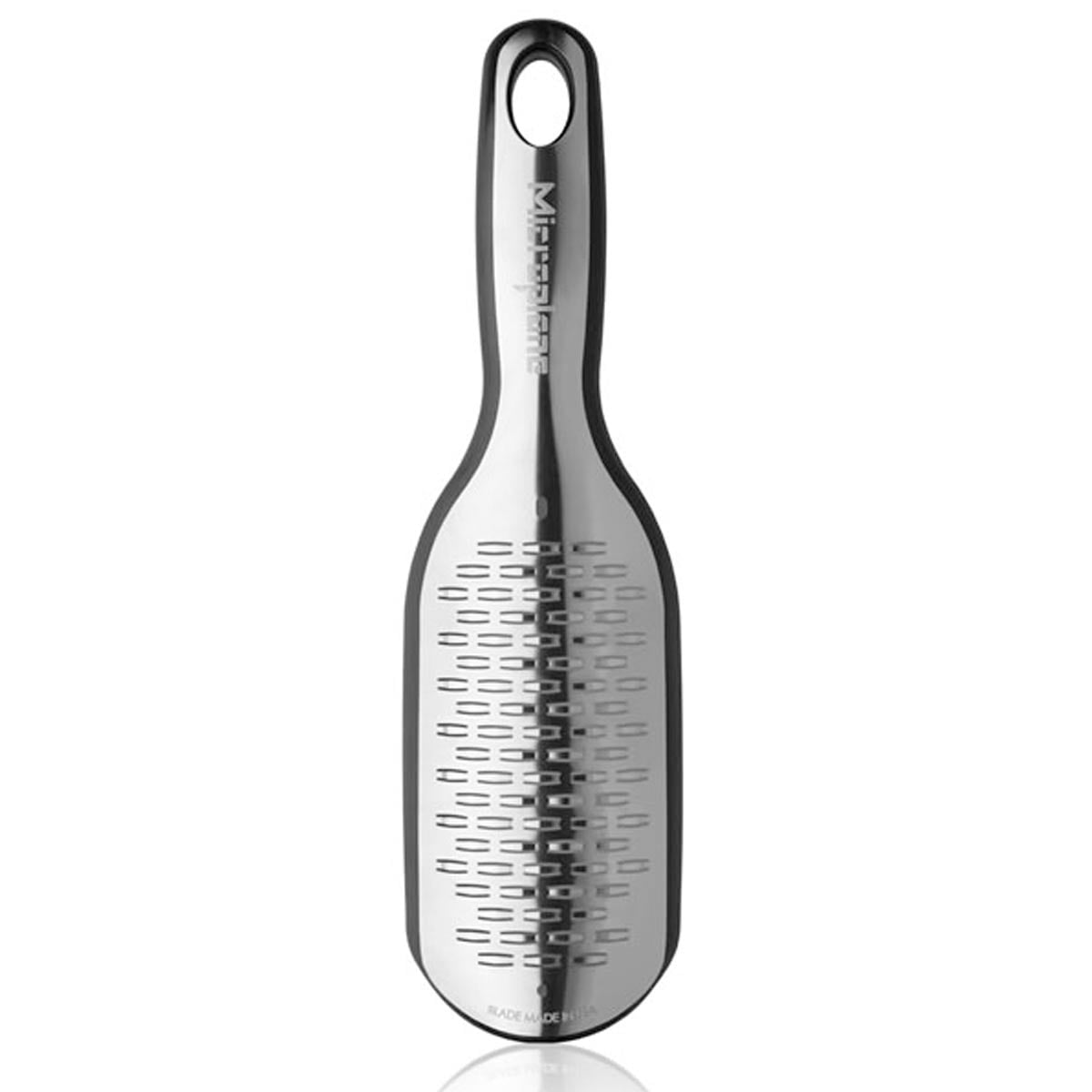 Microplane Elite Series Bi-directional Ribbon Cheese Grater - Black ...