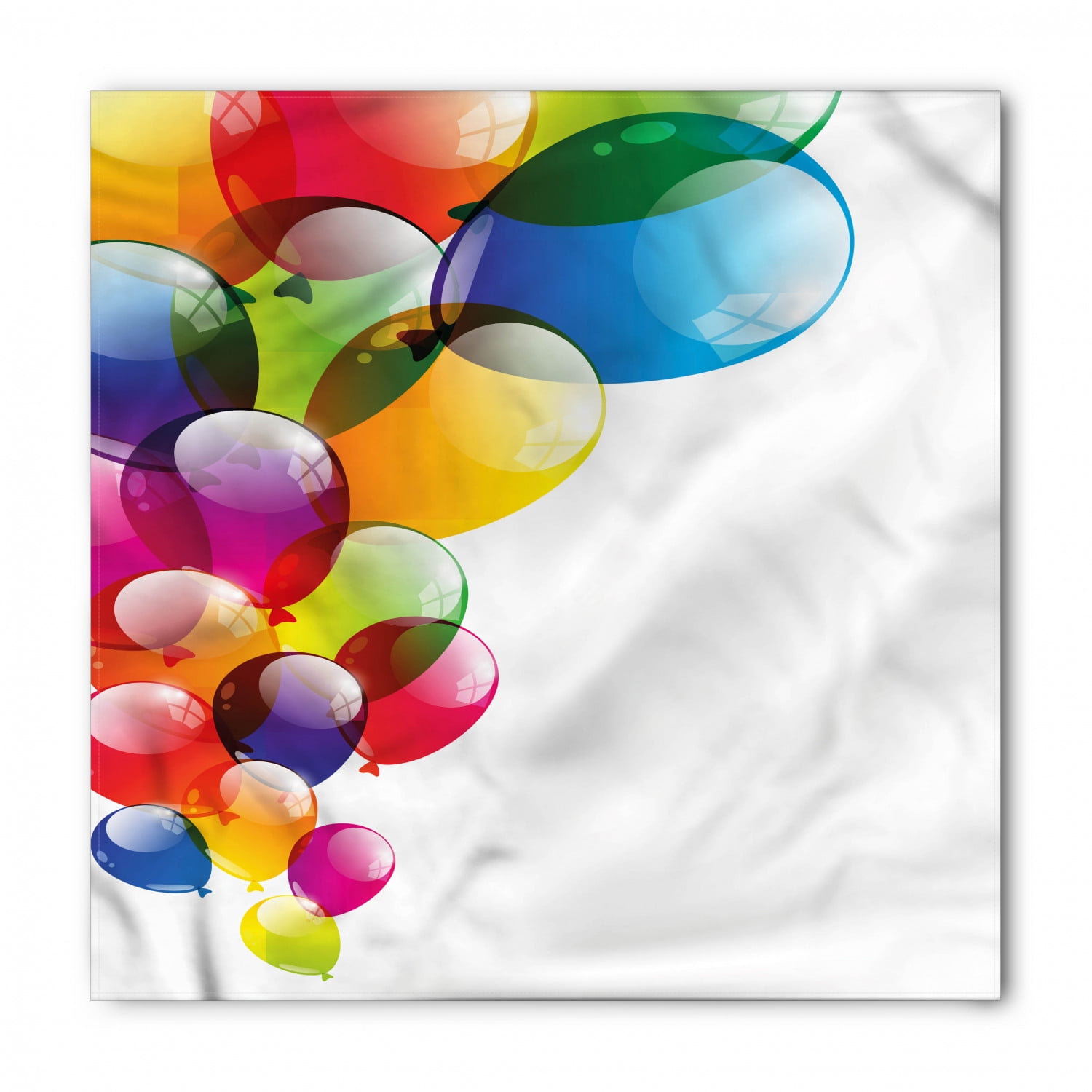 Birthday Bandana, Vibrant Balloons Joy, Unisex Head and Neck Tie, by ...