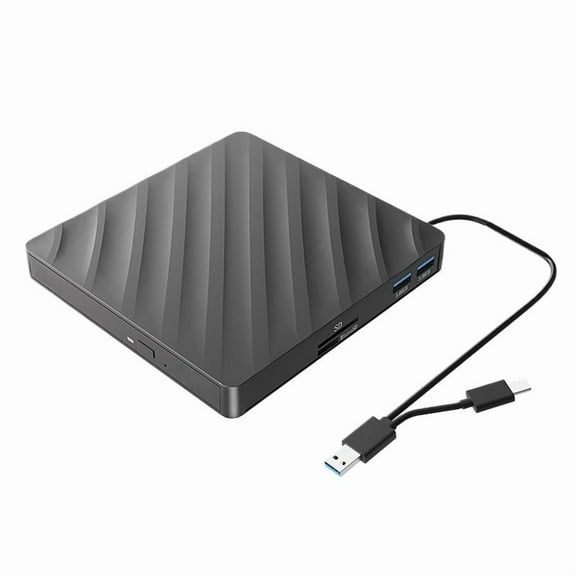 Dell DW316 USB Slim DVD +/- RW Drive - Plug and Play, Tray Media Load ...