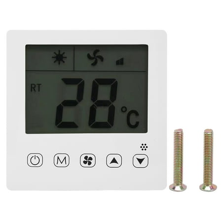 Fan Coil Thermostat, Thermostat Touch Buttons For Living Room For Hall ...