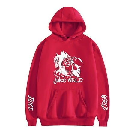 Rapper Juice Wrld Print Fashion Loose Men's And Women's Hooded Sweater ...