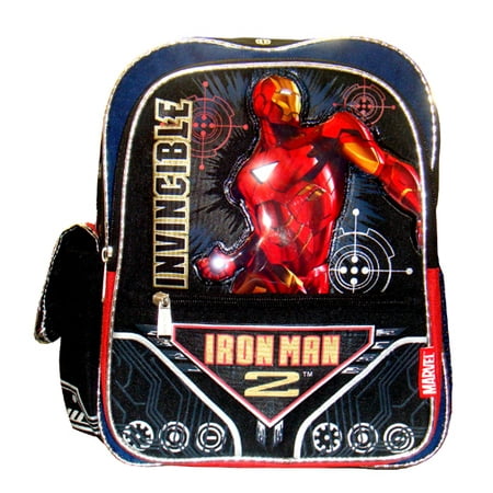 Small Backpack - Marvel - Iron Man 2 - Invincible Boys New School Bag ...