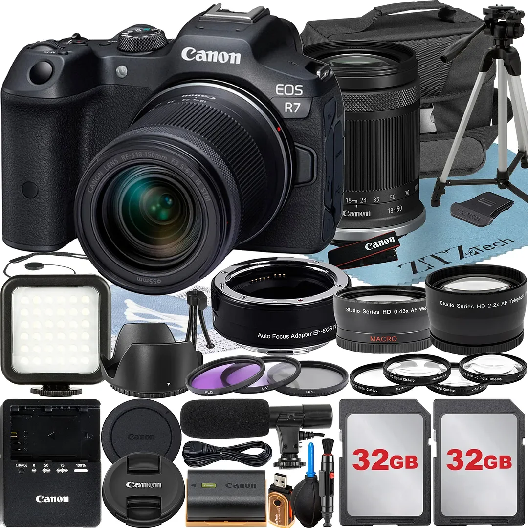Click here for Canon Eos R7 Mirrorless Camera With Rf-S 18-150mm... prices