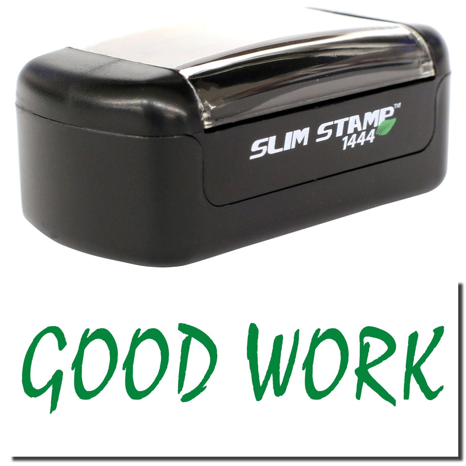 Slim Pre-Inked Good Work Stamp, Slim 1444, Ultra Slim Design ...