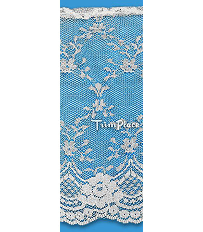WHITE 7 INCH RUFFLED FANCY LACE - Walmart.com