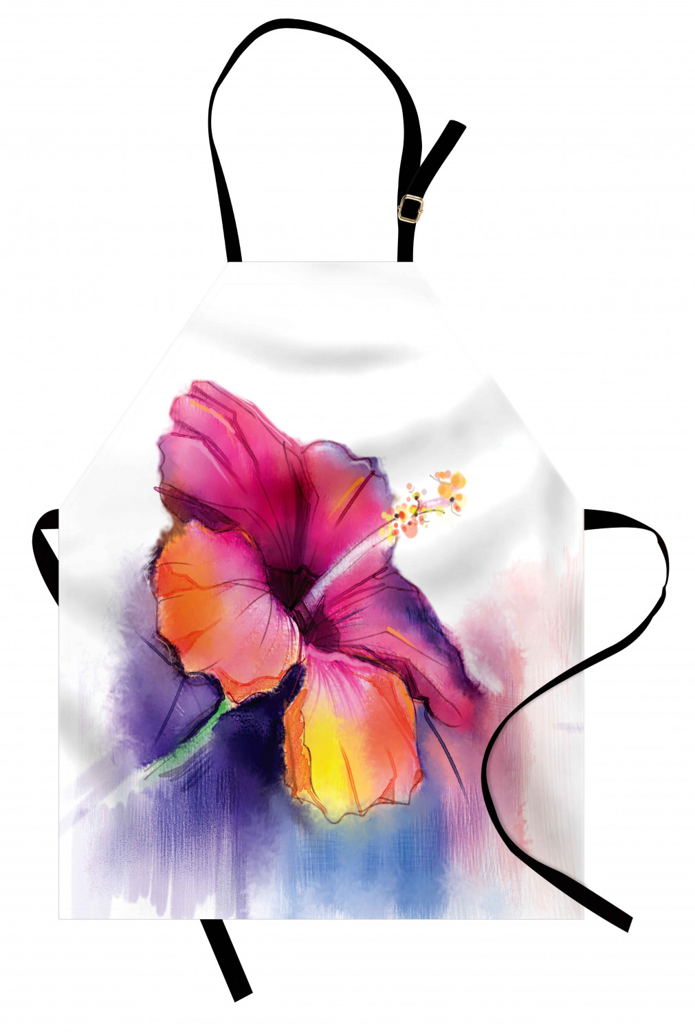Flower Apron Hibiscus Flower in Pastel Abstract Colorful Romantic Petal ...