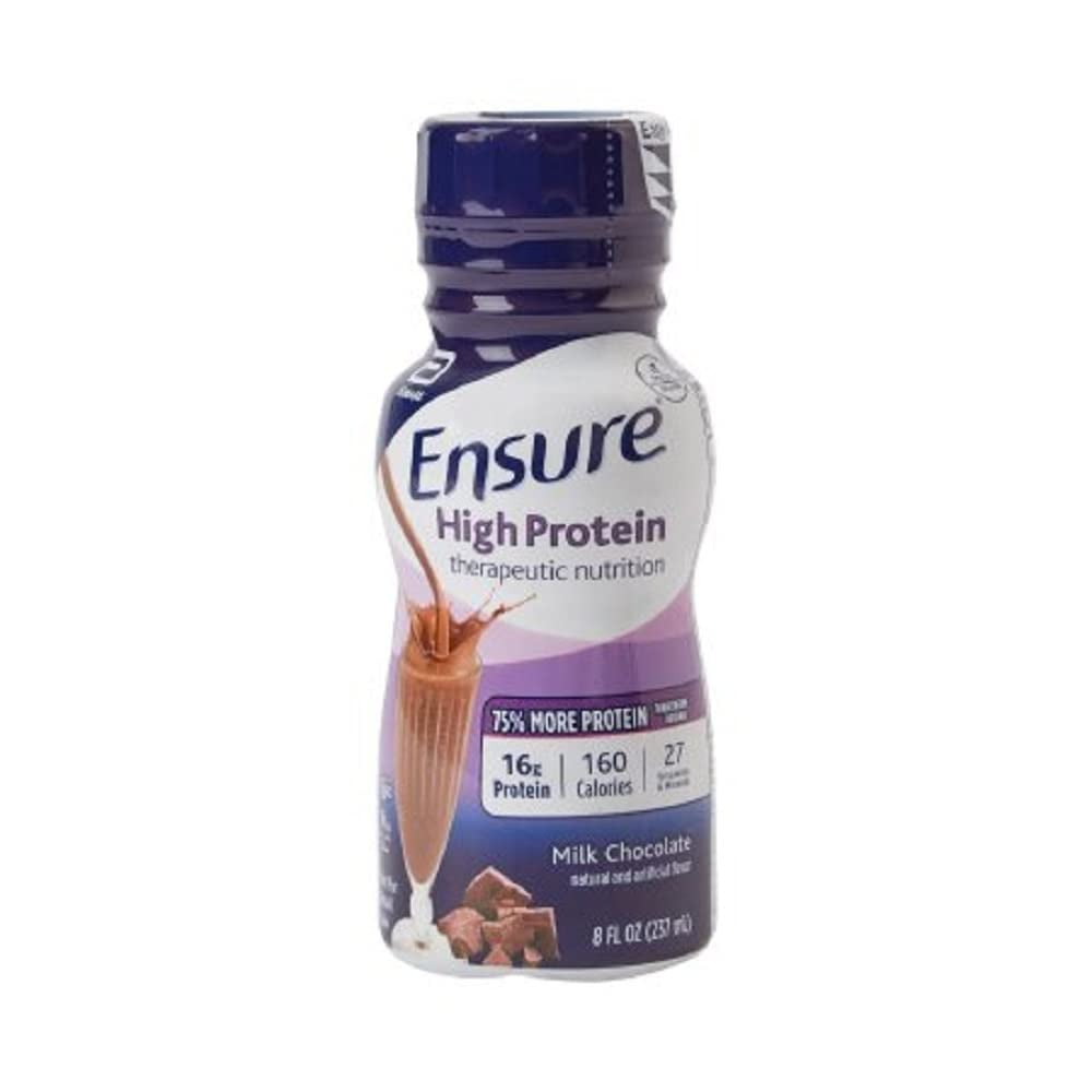 Ensure High Protein Nutrition Shake Milk Chocolate 8 fl oz -- 6 Bottles ...