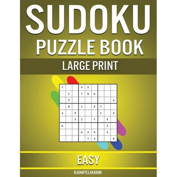 Big Book easy sudoku Puzzle Book for Adults 200 Large Print Puzzles ...