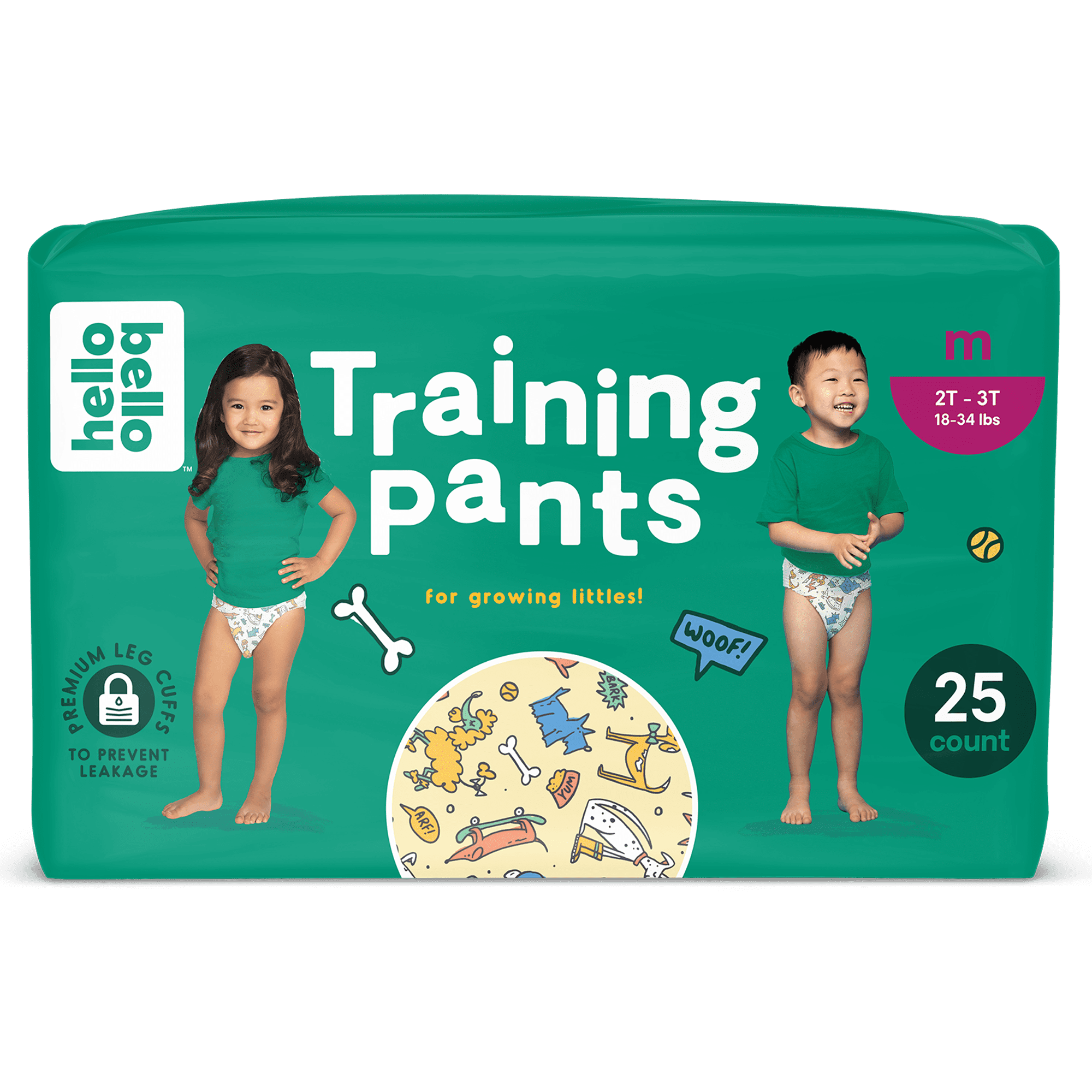 Hello Bello Training Pants, Li'l Barkers (Choose Size) - Walmart.com