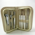 New 7 Pc Pedicure Manicure Set Nail Clipper Cleaner Beauty Kit Case ...