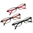 Equate 3-pack Women's Rectangular Reading Glasses Ts-2012, +1.50 HSA ...