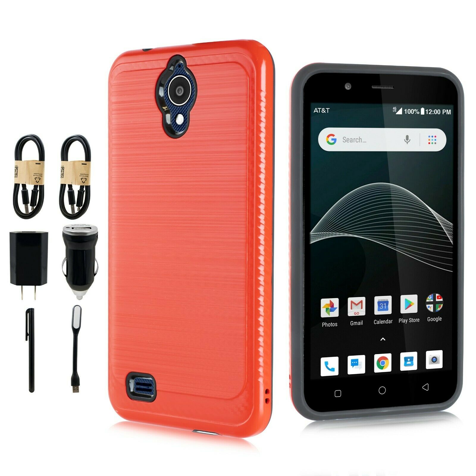 VALUE PACK + For AT&T Axia/Cricket Vision Case Phone Case Matte Brushed ...