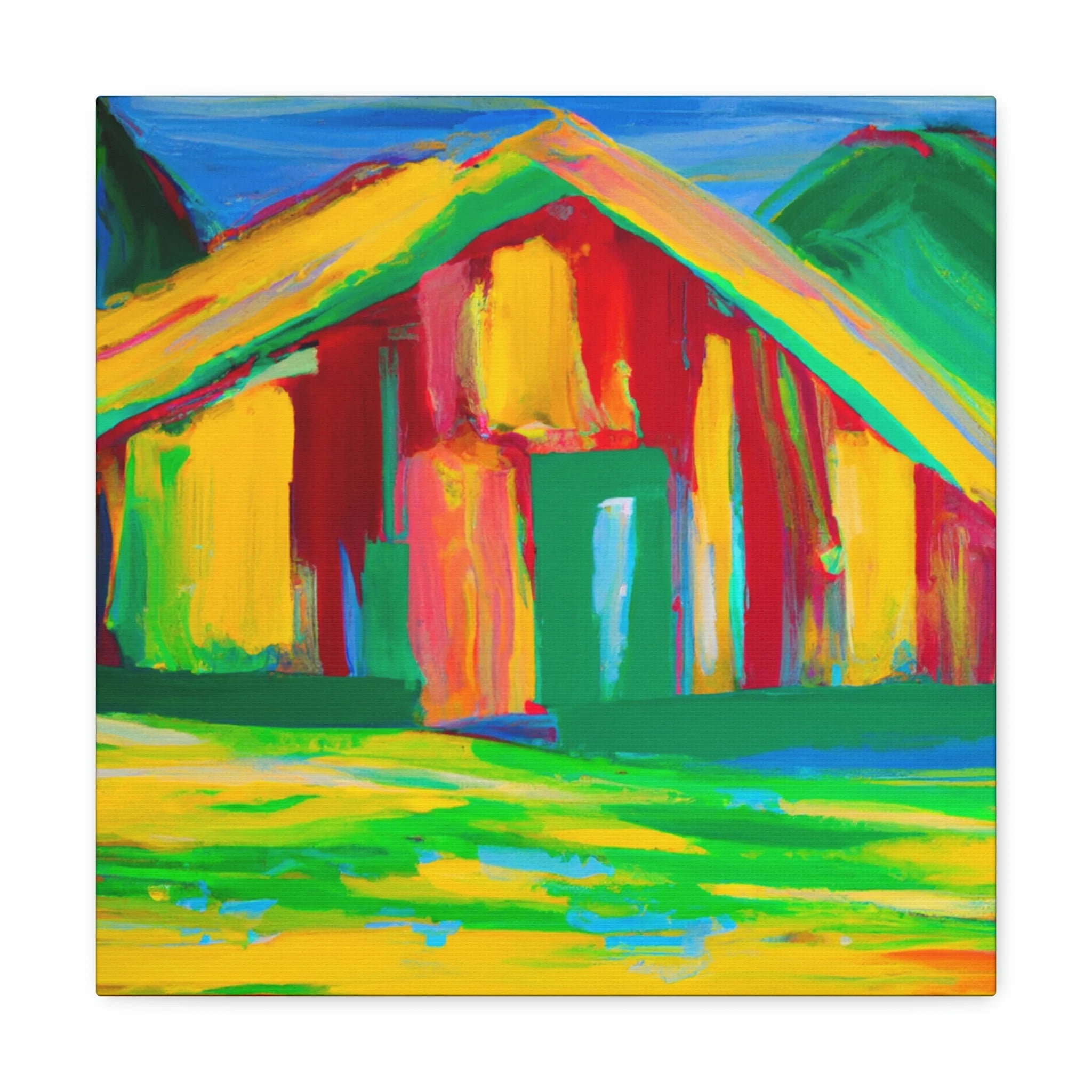 Vivid Colorful Carnival - Canvas - Walmart.com