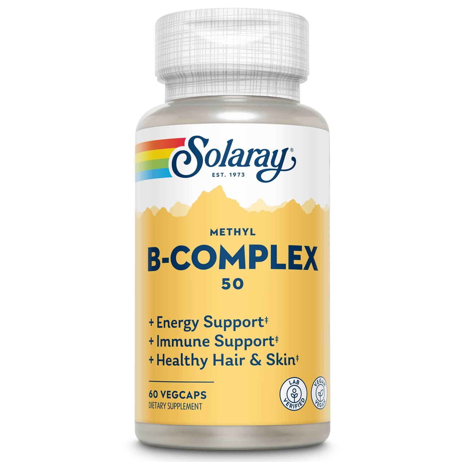 Suplemento Solaray Methyl B Complex 50 mg 60 cápsulas vegetales ...