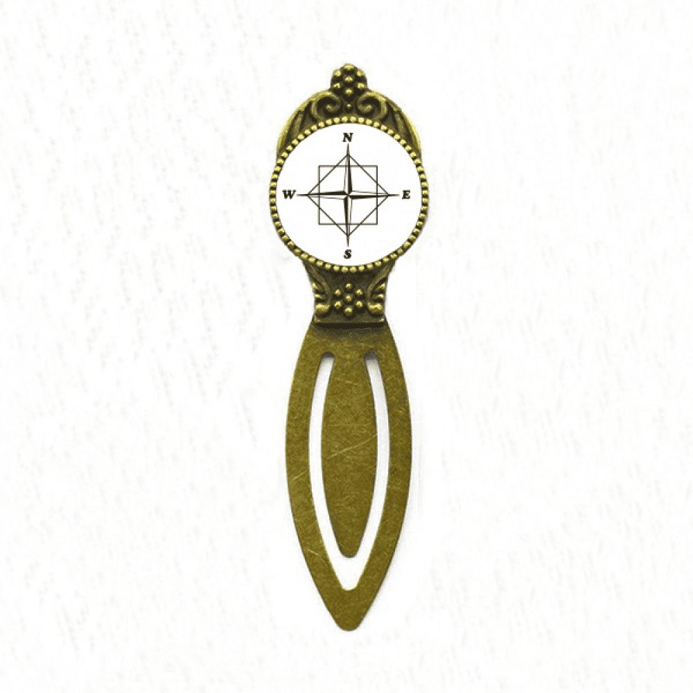 Click here for Unbranded Pointer Direction Compass Bookmark Retro... prices