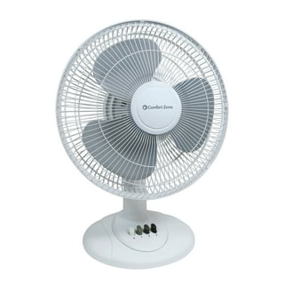 Hawaiian Breeze 12" Table Fan, Matte White - Walmart.com
