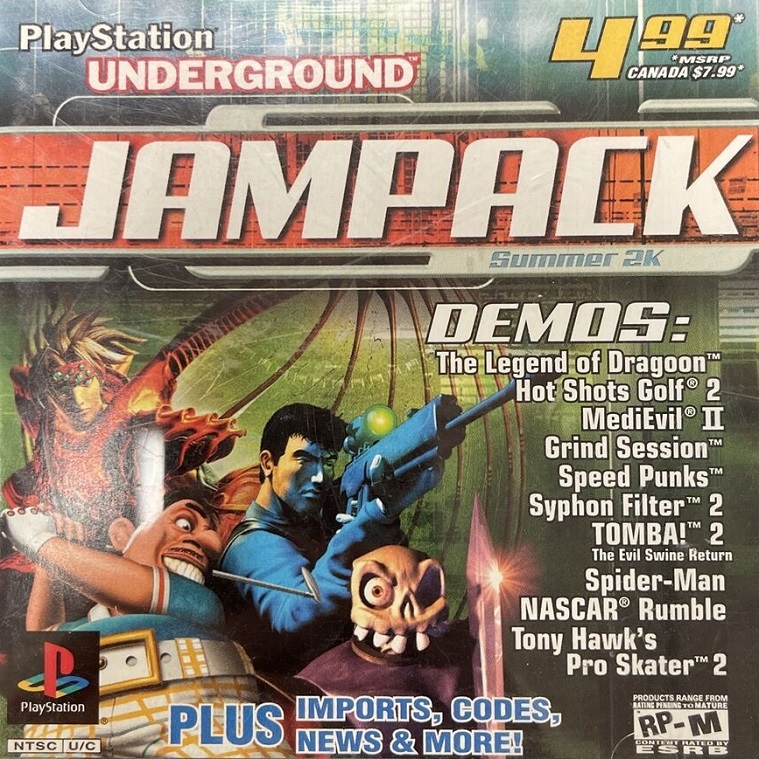 Restored PlayStation Underground Jampack -- Summer 2K (Sony PlayStation ...