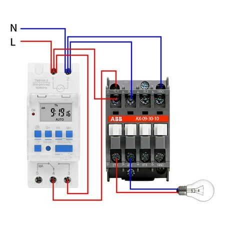 Akerlok TM919A-2 Time Control Relay Weekly Programmable Digital Timer ...