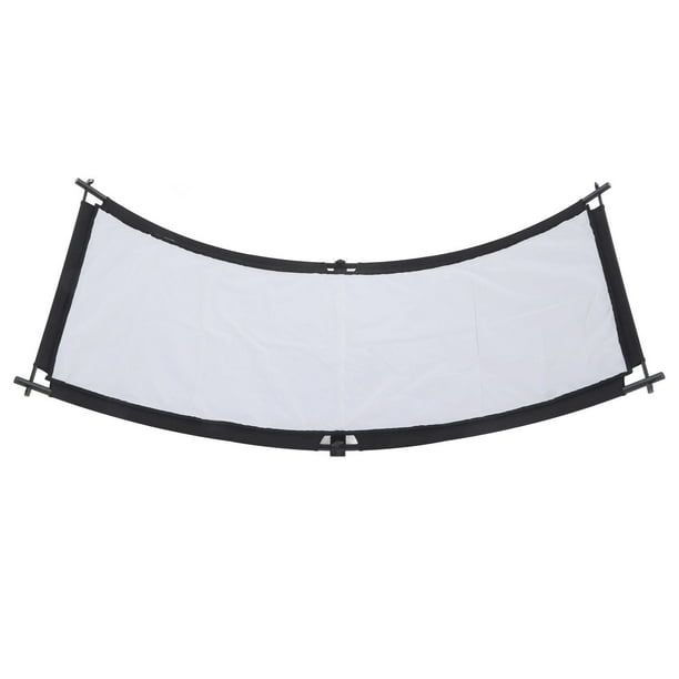Curved Reflector Photography U Shaped Light Reflector Silver Black ...