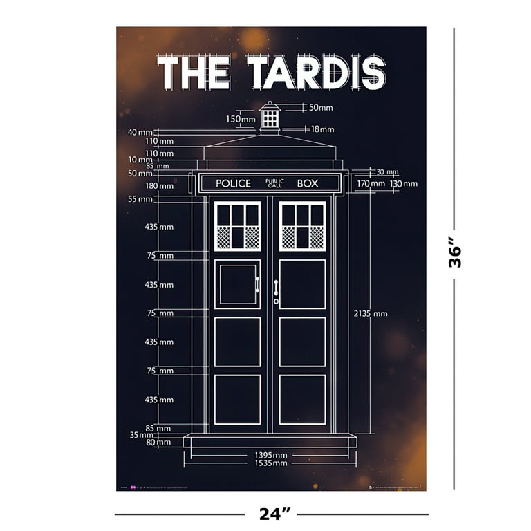 Tardis Door Sign Print