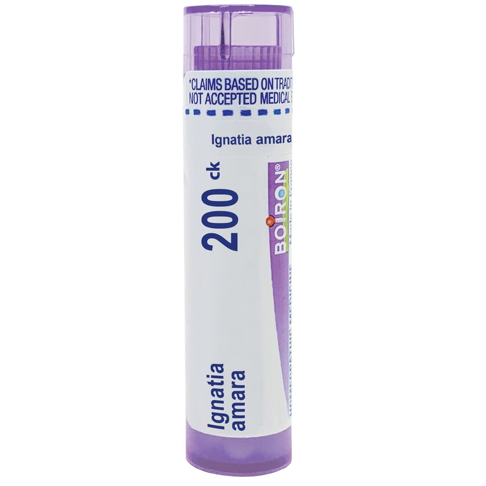 Boiron Ignatia Amara 200CK, Homeopathic Medicine for Apprehension ...