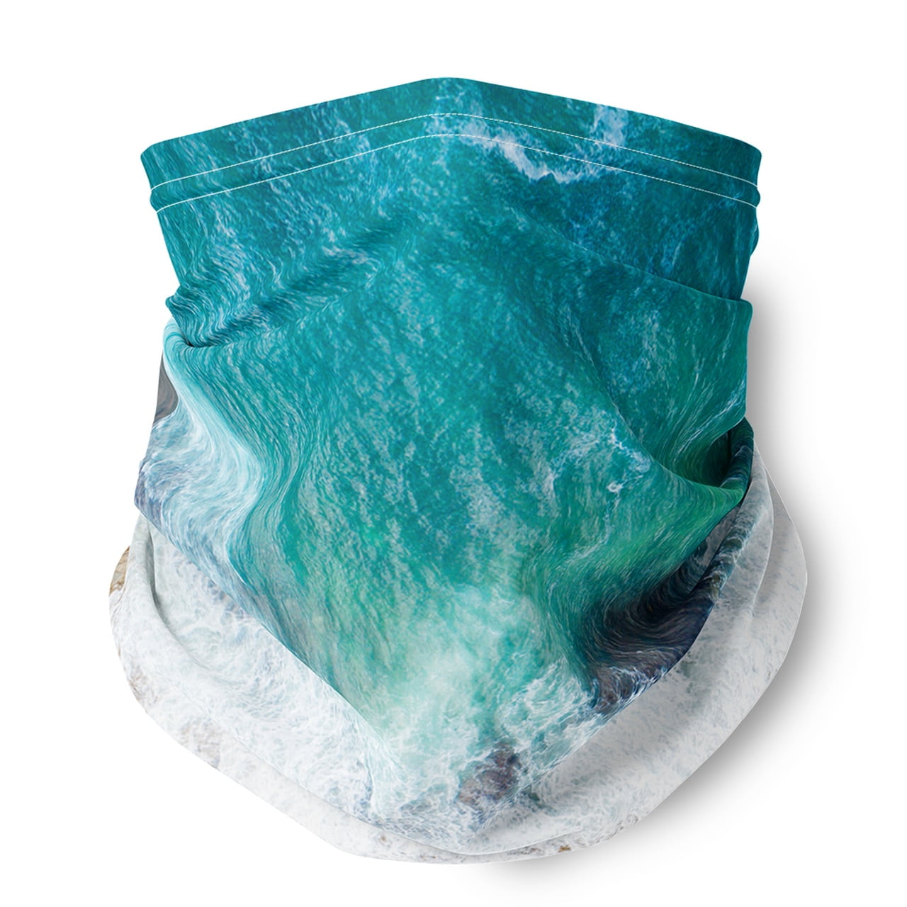 Kaiback Neck and Face Gaiters - Nature themed Face Coverings (Shoreline ...