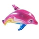 TreasureGurus Inflatable Rainbow Dolphin Swimming Pool Float - Walmart.com