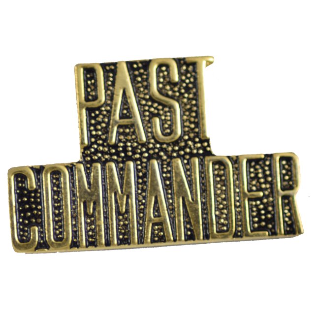 PAST COMMANDER HAT PIN - Walmart.com