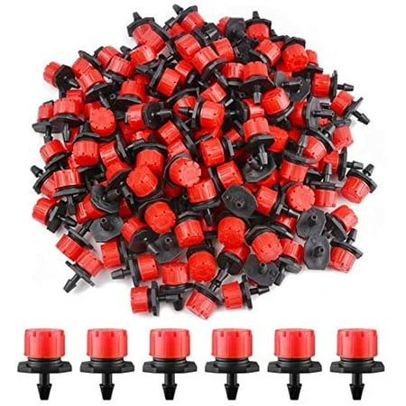 200pcs Drip Irrigation Dripper, 1/4'' System Drip Irrigation Drip ...