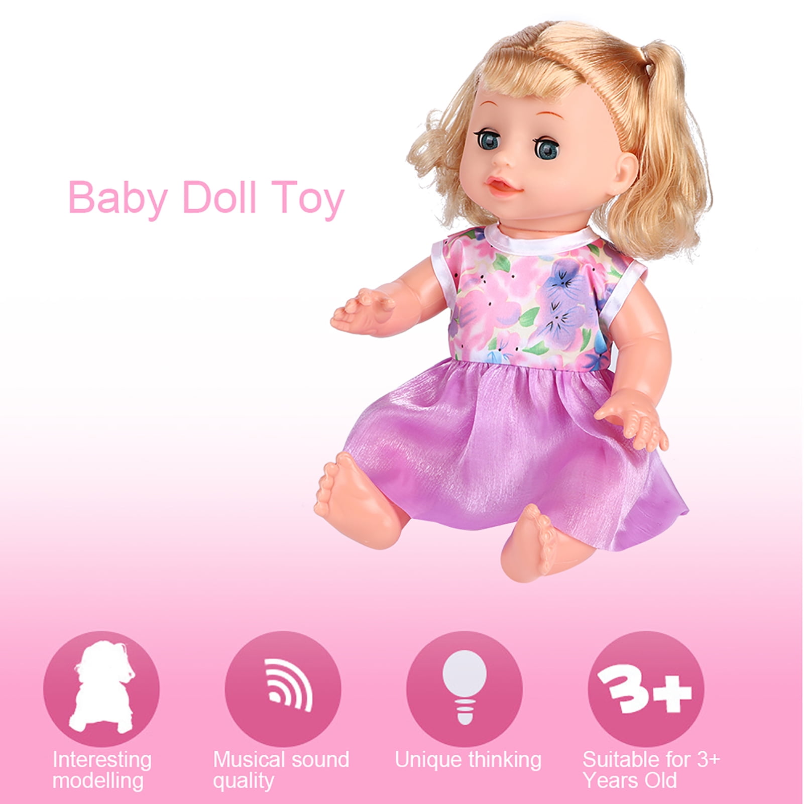 Click here for Fugacal Baby Doll Toy  Talking Toys Pretend Play B... prices