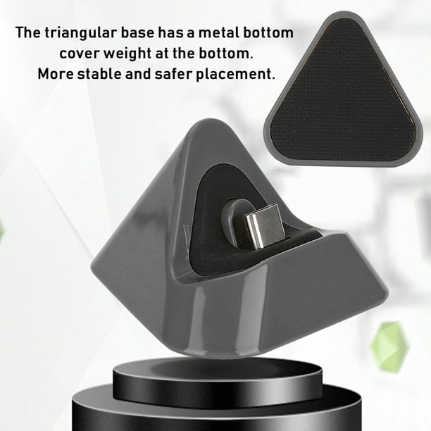 Base De Metal Portátil Del Soporte Del Cargador Del Tipo C Para El Verde Azul Gris Amarillo De ...