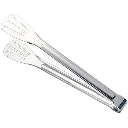 ZMLEVE Stainless Steel Meat Tong, Barbecue Steak Serving Slotted ...